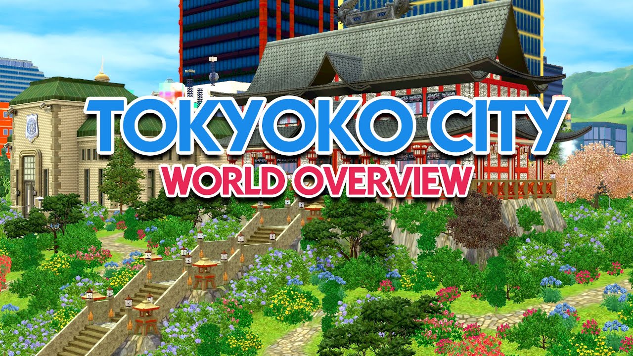 Tokyoko City World Overview I The Sims 3 - YouTube