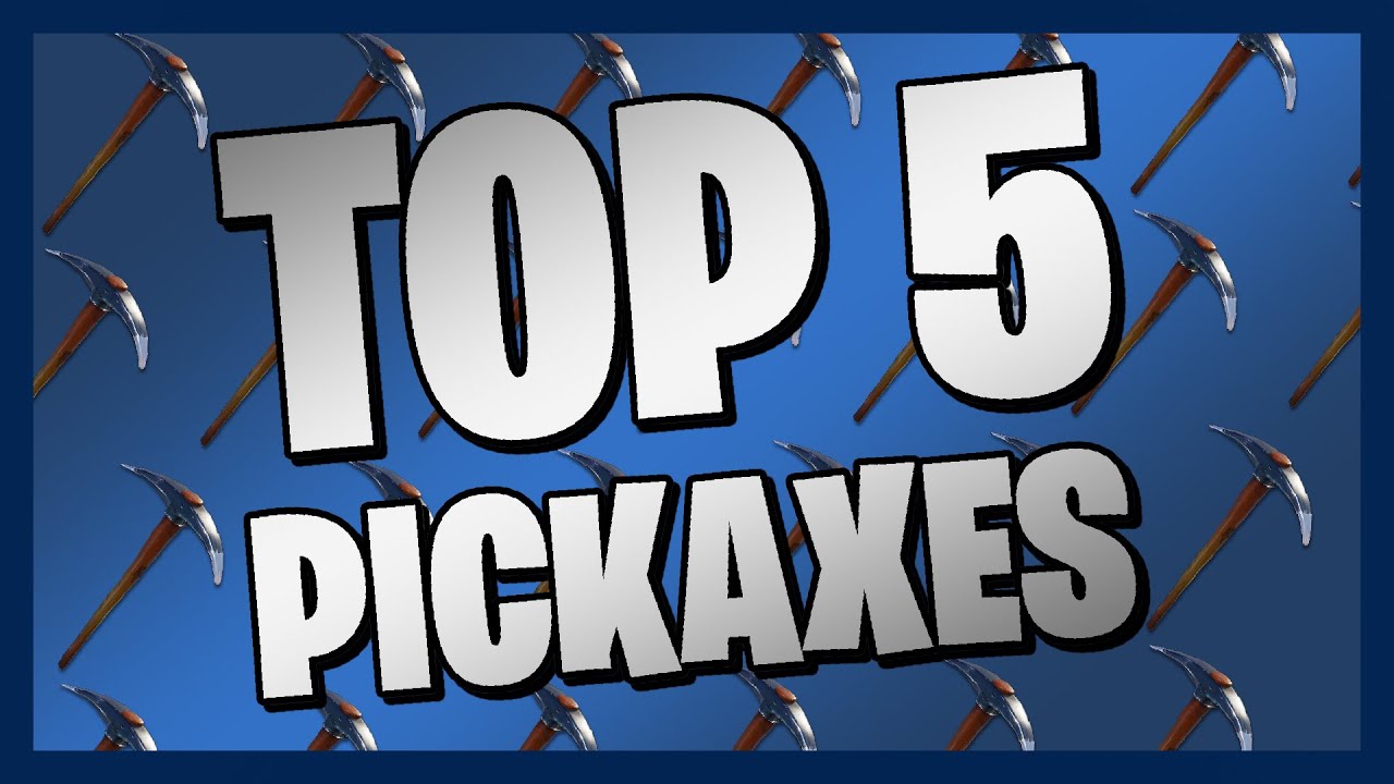 The TOP 5 Pickaxes in Fortnite Save the World! - YouTube