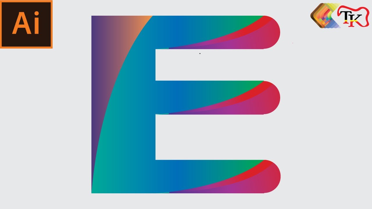 Adobe illustrator logo design tutorial _ creativity simplest letter ...