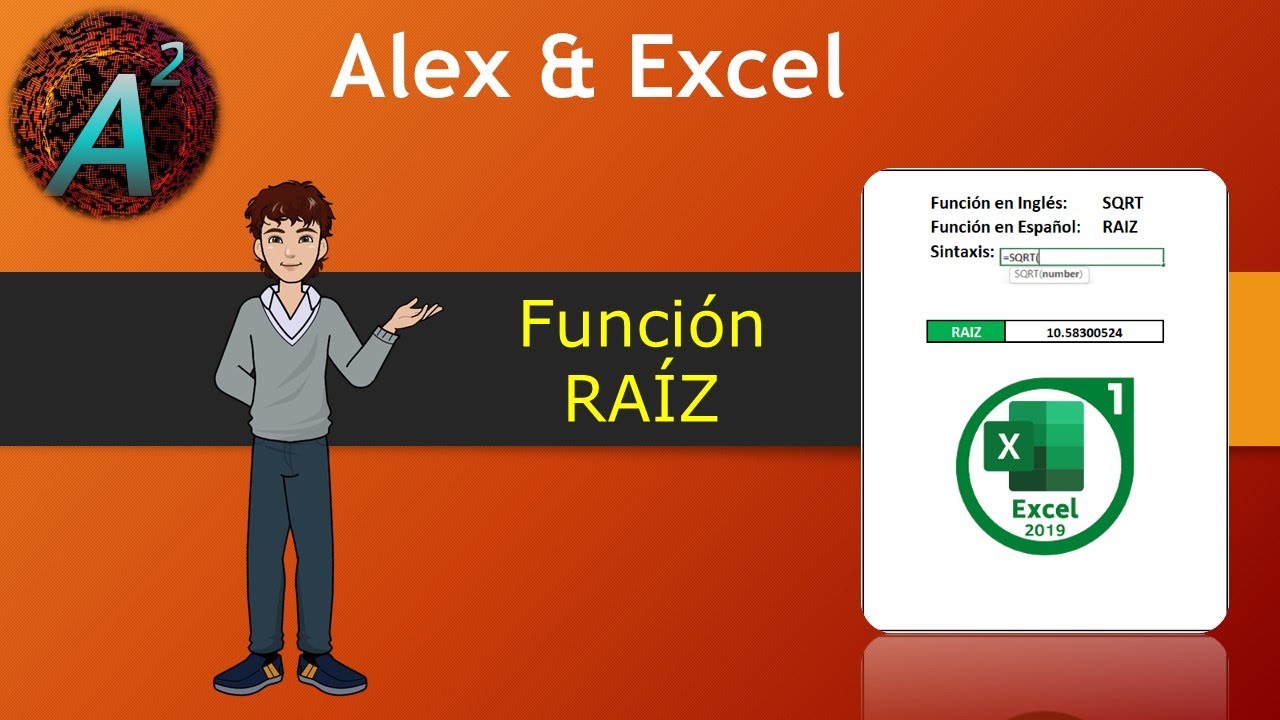 √ FUNCIÓN RAIZ EN EXCEL * RAÍZ CUADRADA PERFECTA * ROOT FUNCTION DOMINADA - YouTube