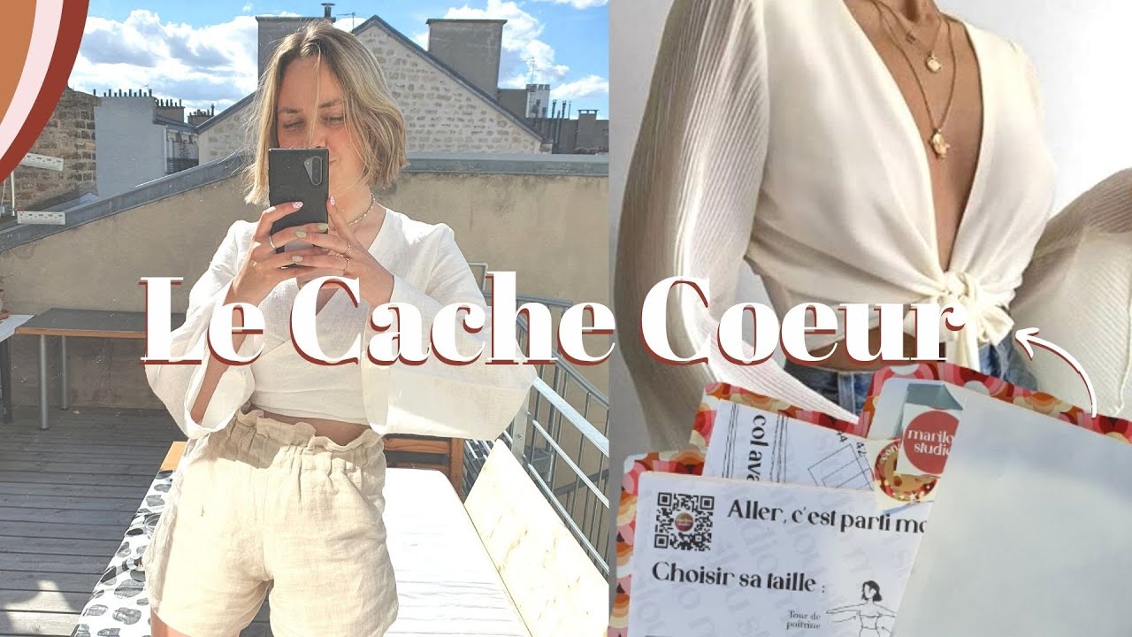 COMMENT COUDRE UN CACHE COEUR - PATRON COUTURE FACILE POUR DÉBUTANT II ...