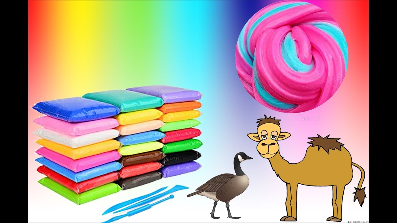 HOW MY FRIENDLY ANIMALS MIX SLIME WITHE GLITTER!! - YouTube