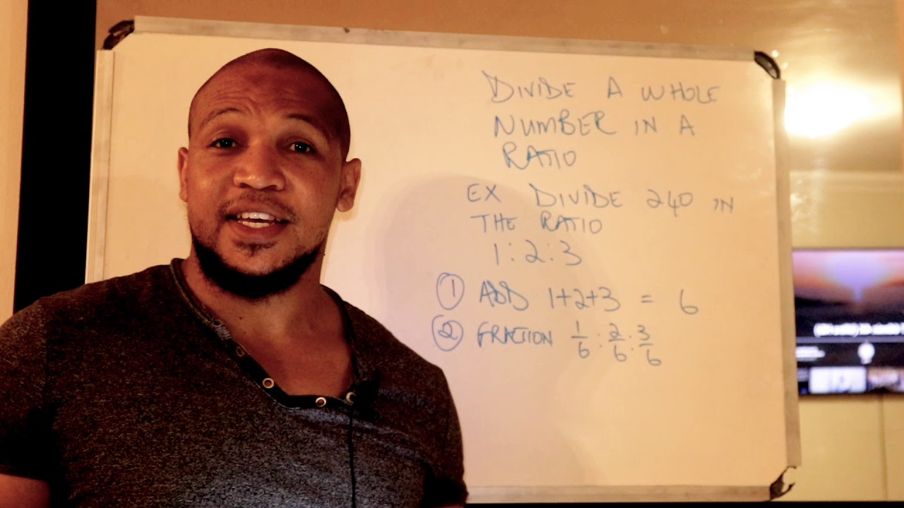 Grade 8 Divide A Whole Number In A Ratio YouTube
