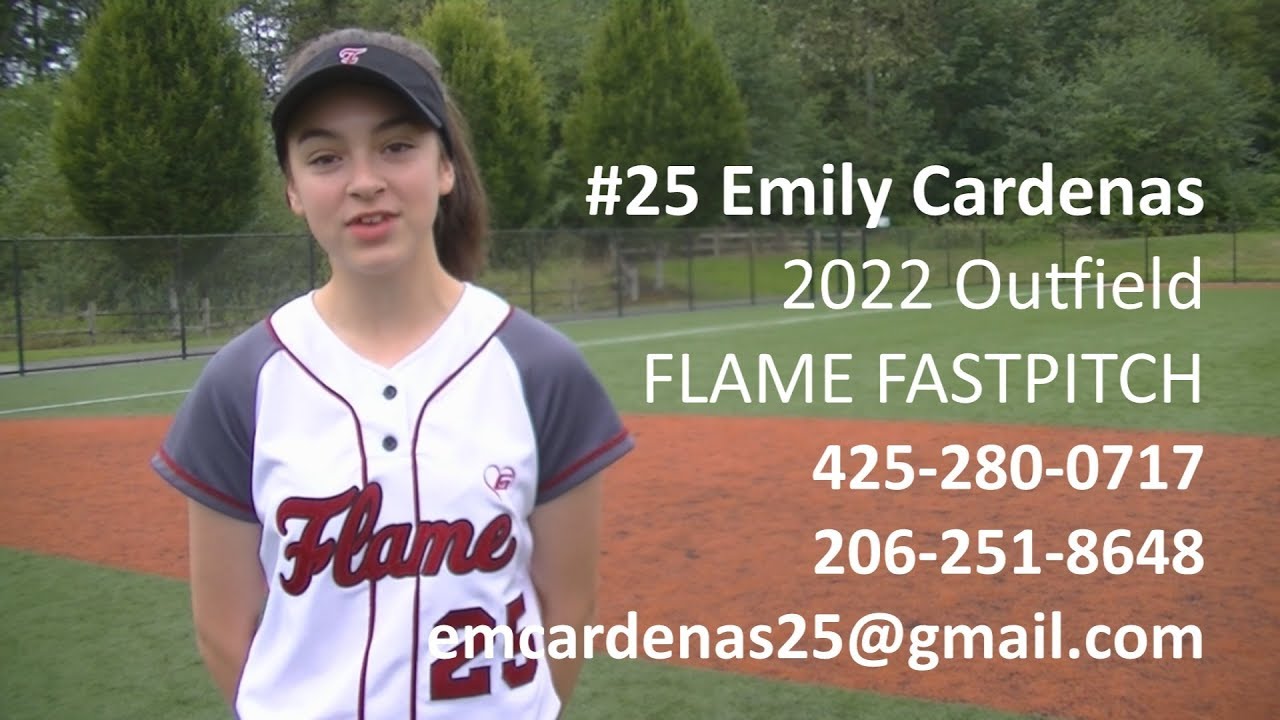Emily Cardenas Softball Skills Video - YouTube