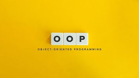 Object Oriented Programming - YouTube