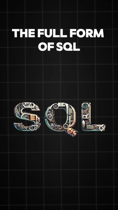 Full Form of SQL in 5 Seconds #coding #sql #fullform #tech - YouTube