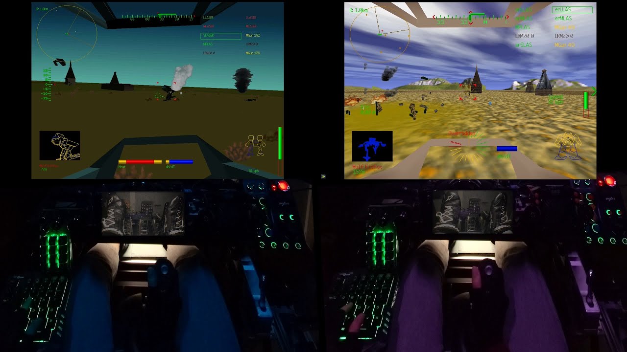 MechWarrior 2 : DOS vs Titanium Edition Comparison - YouTube