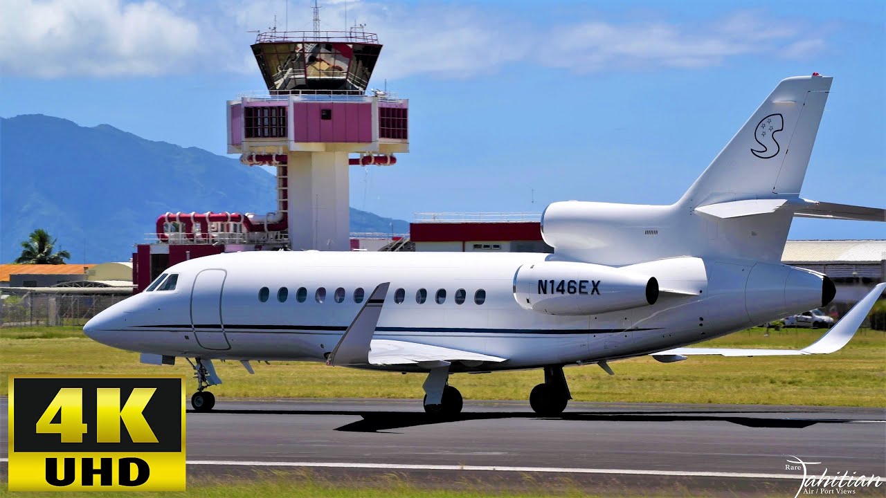 November 11, 2021 : Falcon 900 ex reg N146EX was seen landing at Tahiti ...