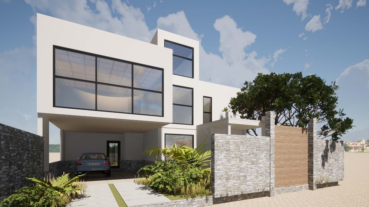 Villa design and 3D modelling in Revit from A-Z [HD-V2] - YouTube