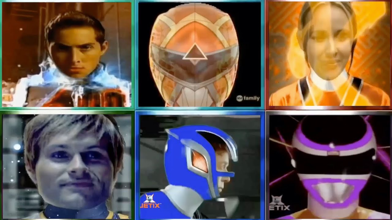 6 MORE NEVER BEFORE SEEN POWER RANGER MORPHS - YouTube
