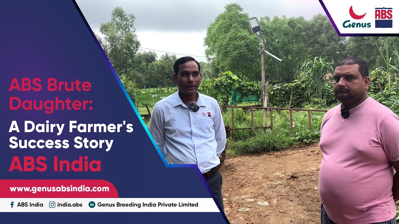 ABS Brute Daughter: A Dairy Farmer's Success Story | ABS India - YouTube