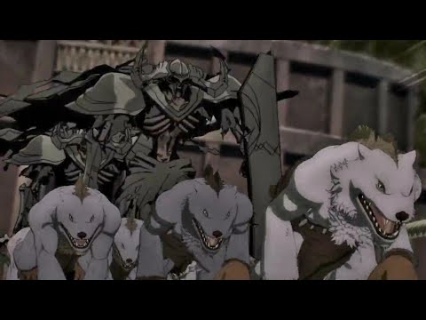 2 Death Knights against a Group of Quagoa - Overlord season 4 episode 6 ...