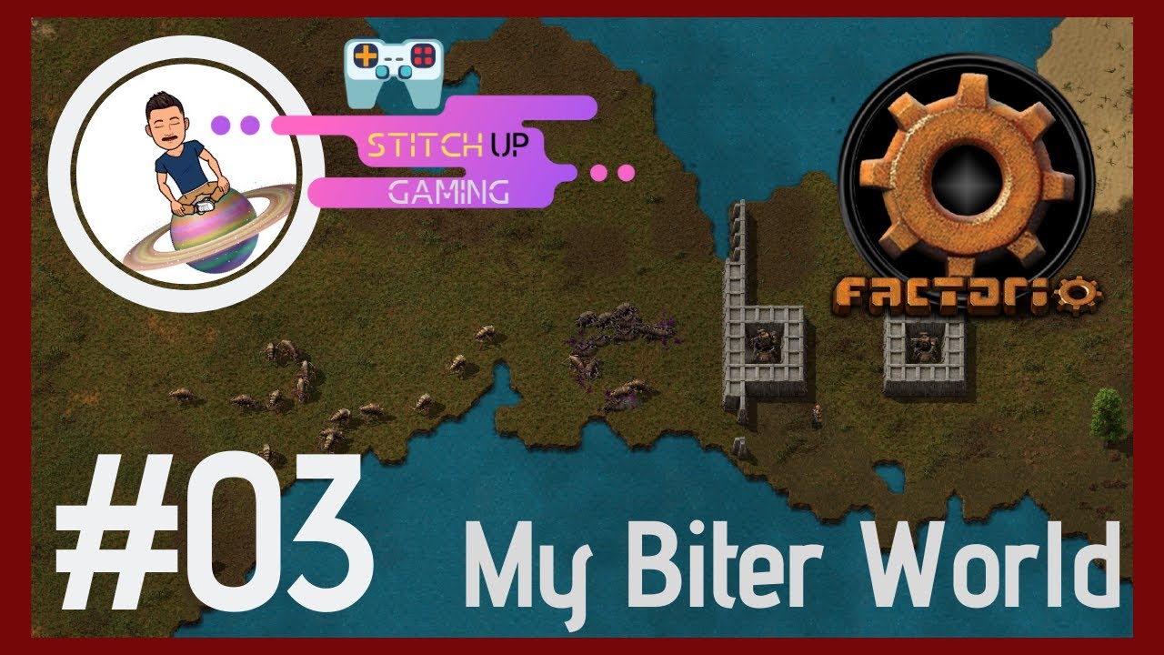 #3 Factorio My Biter World | Christmas Bites! - YouTube