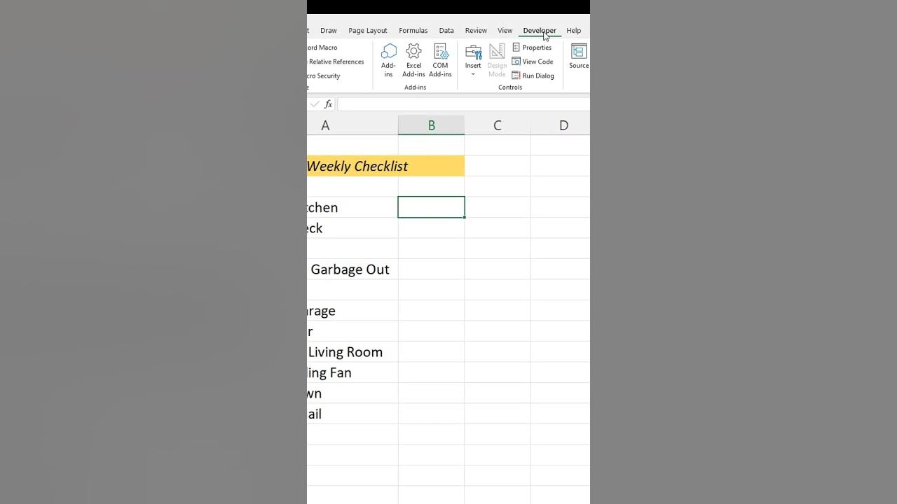How to Create a Checklist in Excel 2024 #exceltutorial #exceltech #excelfansonly #tutorial - YouTube