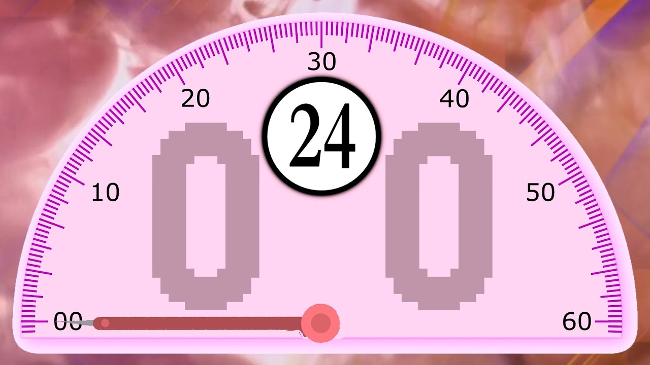 BCG 24 Minutes Countdown (24-Hour Clock Analog Protractor) Remix Big ...