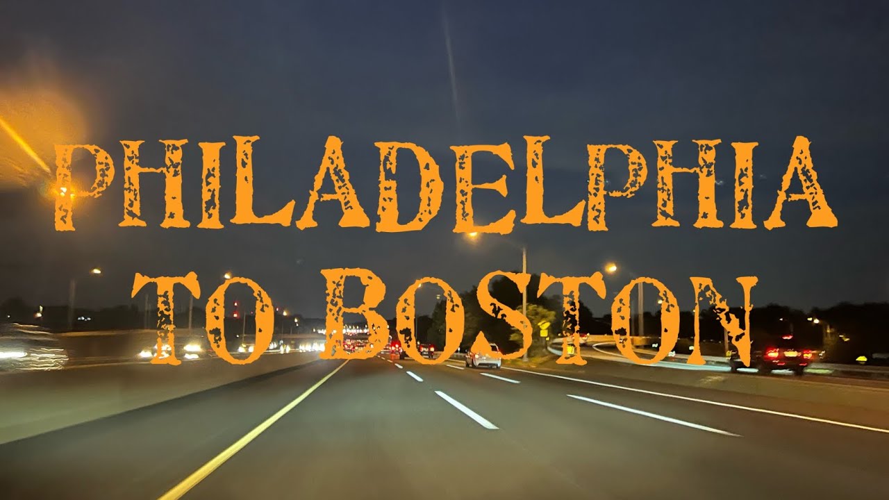 Philadelphia To Boston 4K - Scenic Drive - Main Street Expressway - YouTube