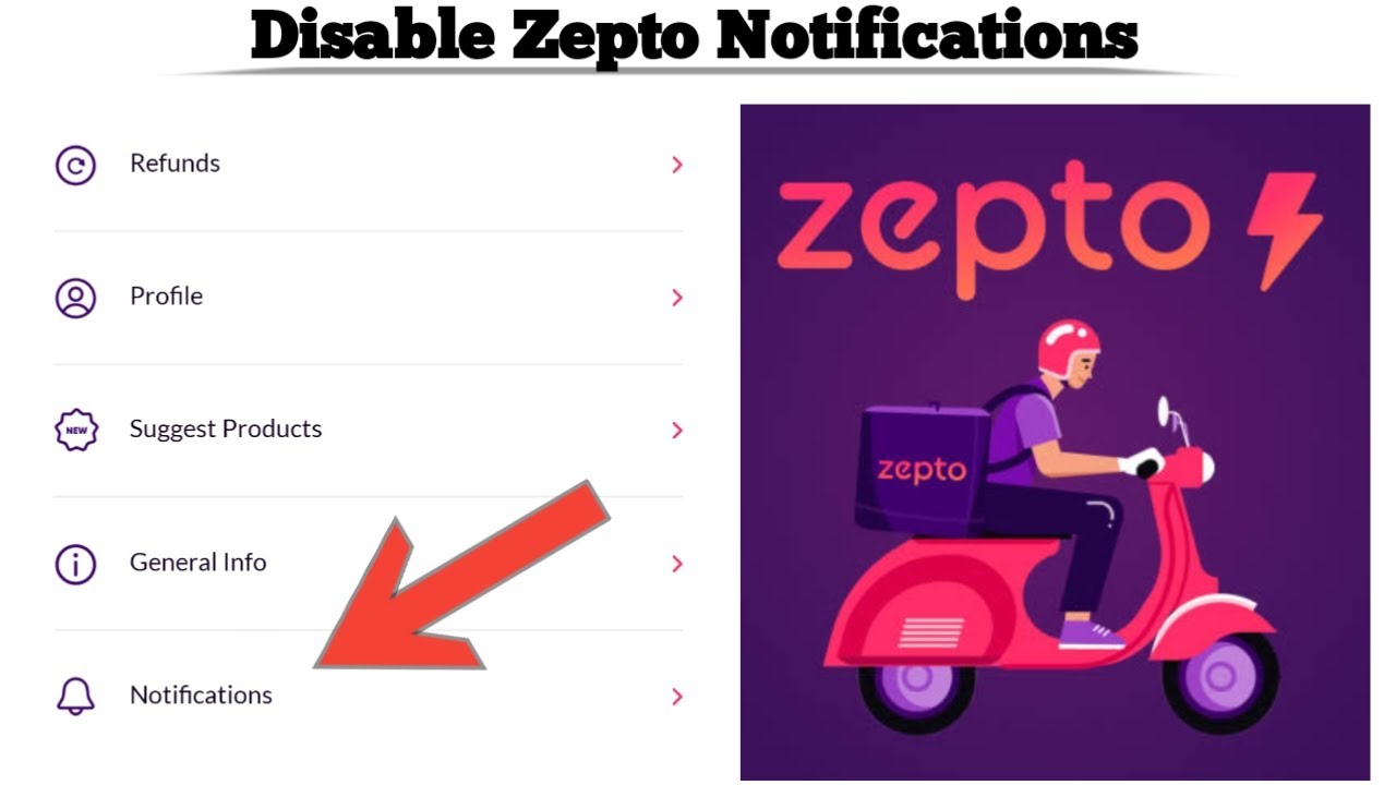 How to Disable Notifications on Zepto App | Easy Step-by-Step Guide ...
