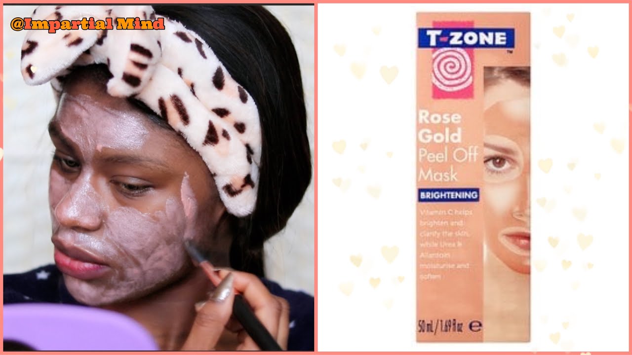 HOW TO:🧖🏾‍♀️At Home Spa Facial Suna Treatment| T-Zone Rose Gold Peel ...
