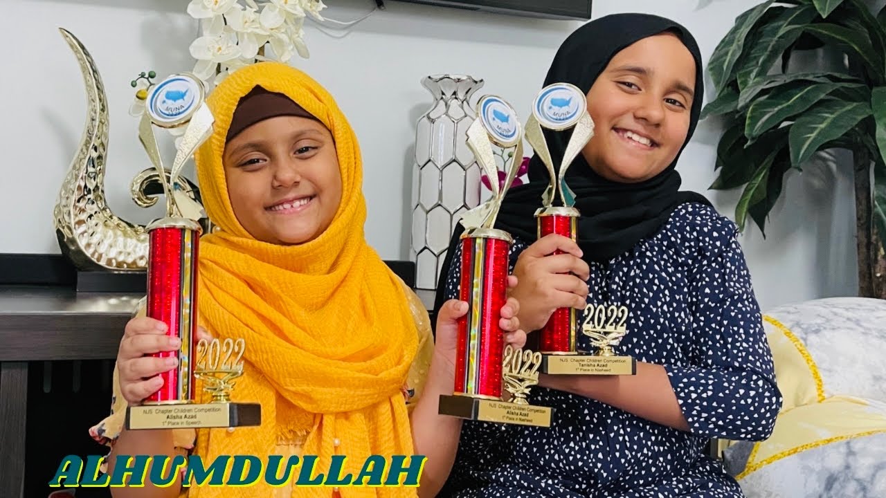Tanisha & Alisha has received Prizes and certificates today from Muslim ...