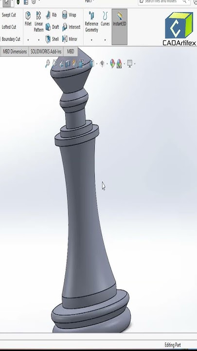 Let's create a 3D design in SOLDIWORKS #cad #solidworks #3ddesign # ...