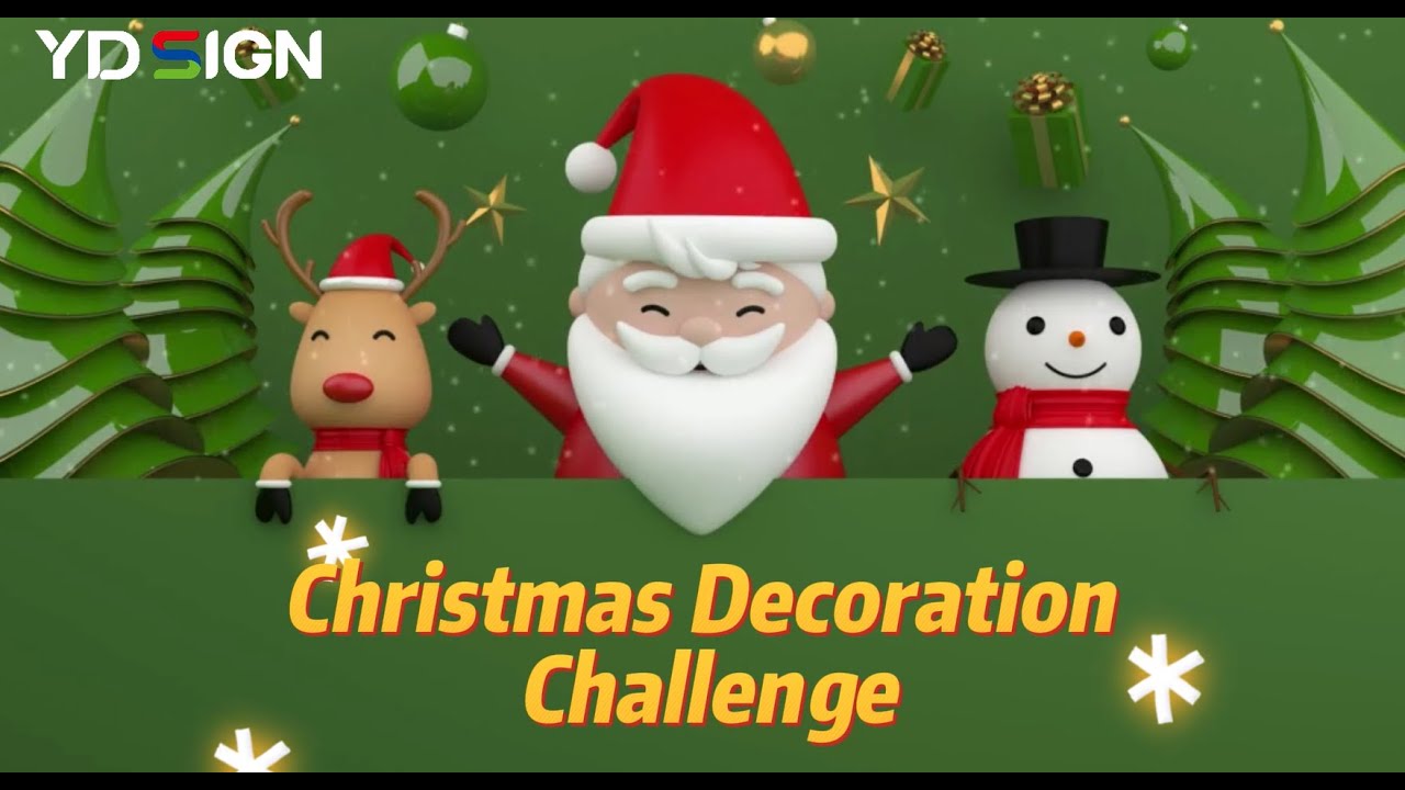 Christmas Decoration Challenge of 3D Sign Printer#3dprinter #christmas ...