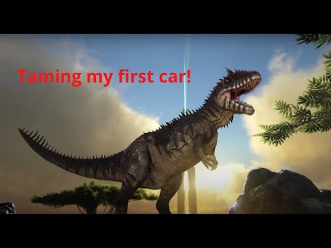 Taming my first car! Ark live Ep7 - YouTube