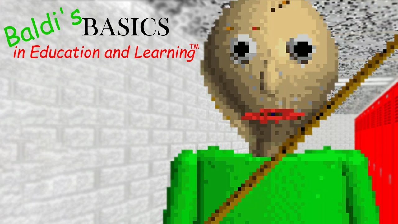 First Time Playing This Game - Baldi's Basics - YouTube