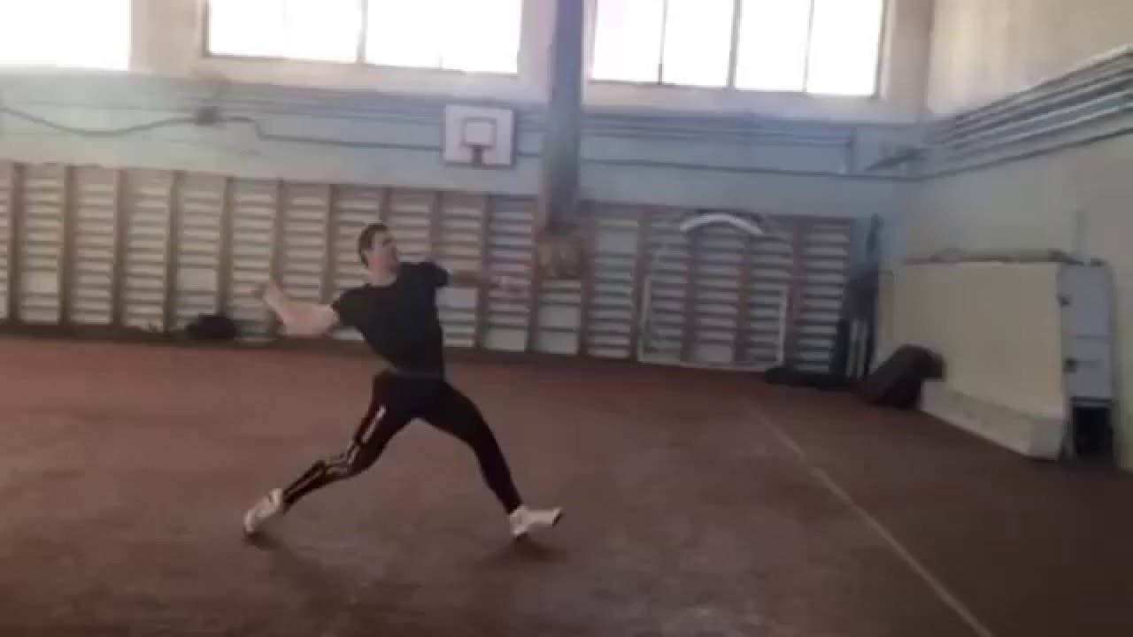 javelin training ball throw 1kg - YouTube