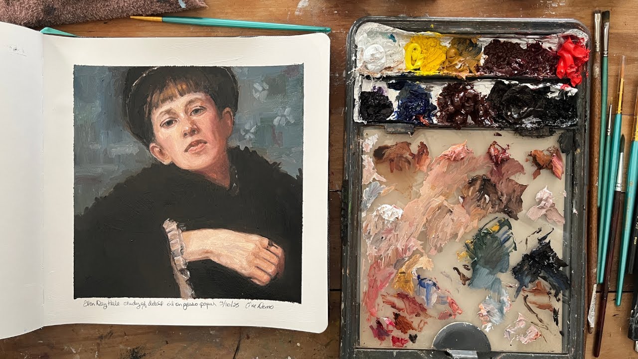Ellen Day Hale Master Study Monday Womens History Month Oil Painting ...