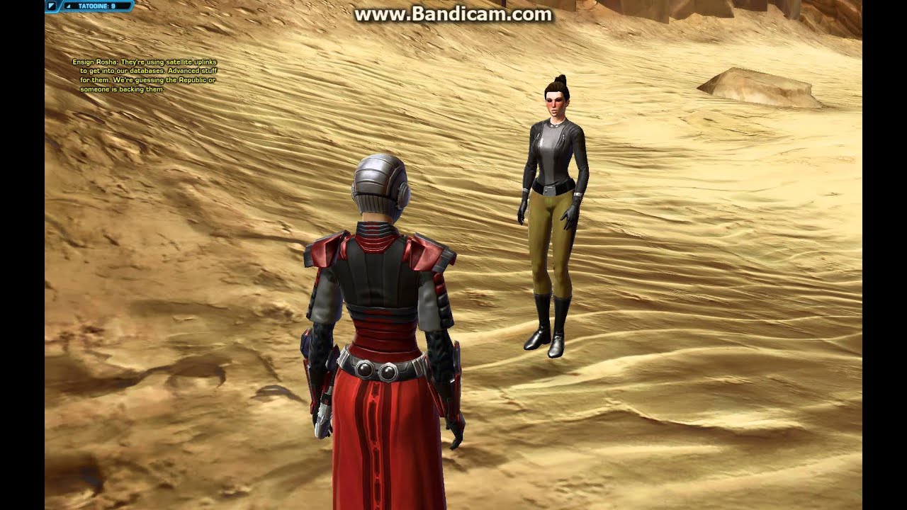 Swtor - Sith Warrior - Rogue Processes - Tatooine - YouTube