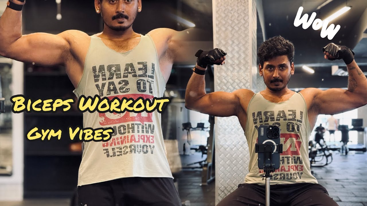 "Weekend Gym Vibes ️: Transform Your Arms 🔥with This Biceps Workout!"💪🏼 ...
