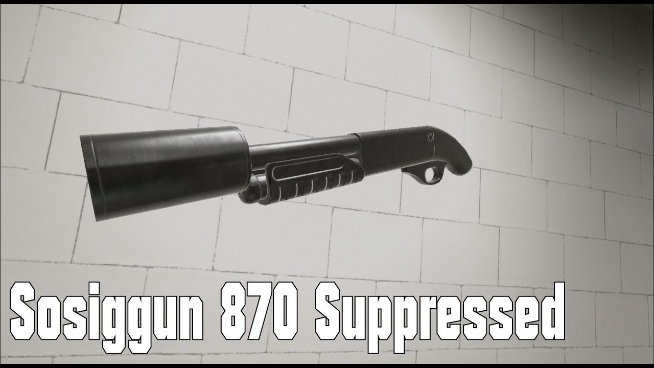 Sosiggun 870 Suppressed - H3VR - YouTube