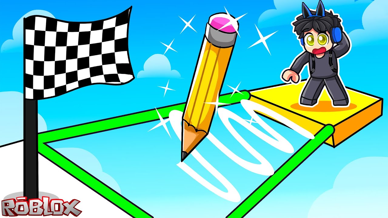 Roblox Draw to Escape Obby! - YouTube