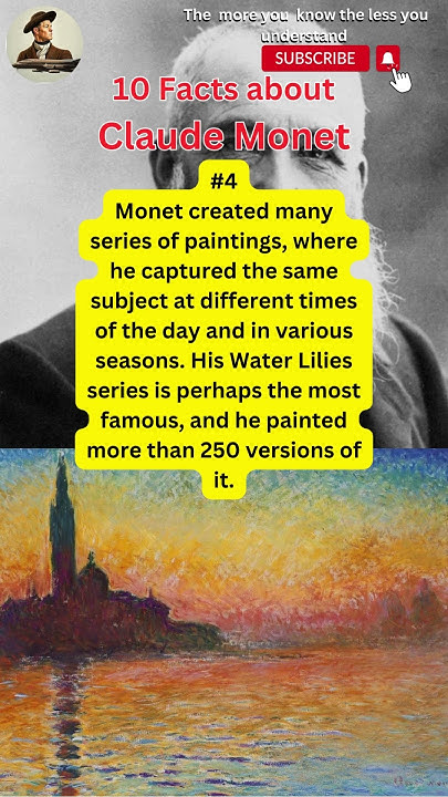 10 Facts About Claude Monet #art #artist #paintings #history #degas ...