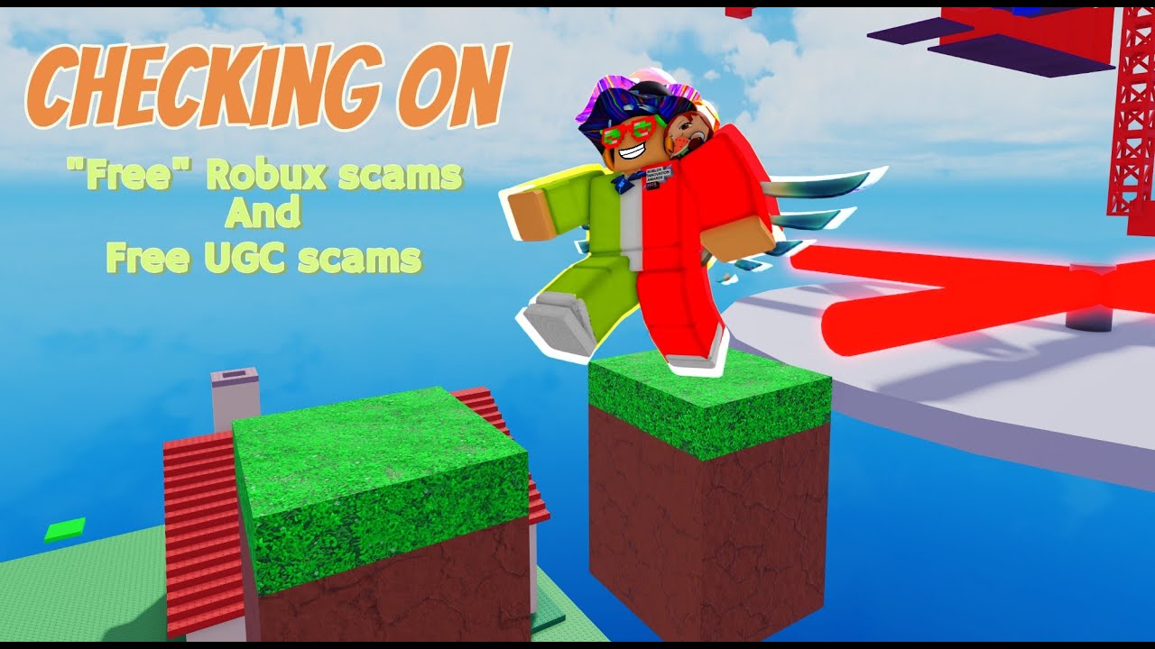 Checking out "Free" robux and UGC scam games - YouTube