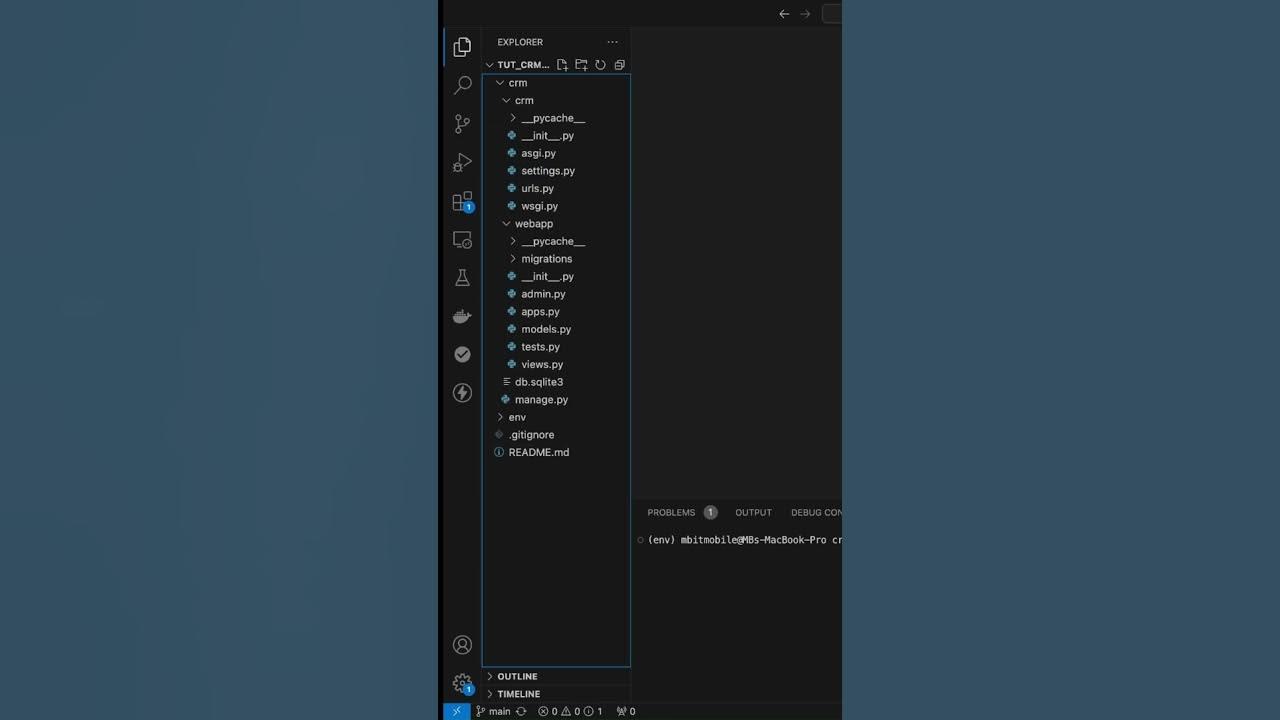 Django Real-World Project Tutorial: Build Step-by-Step | CRM | Setup-Mac | S-3-4 #django # ...