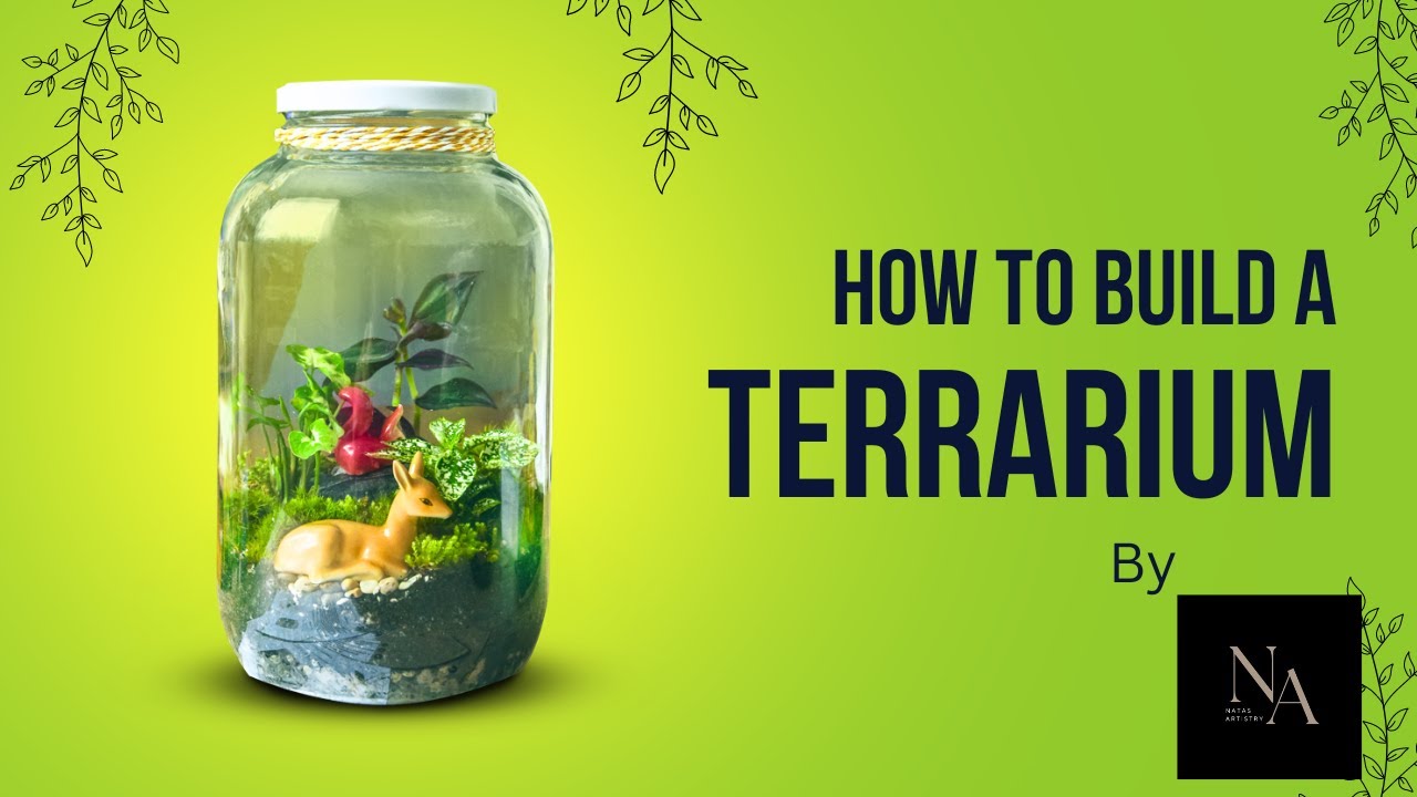How to build terrarium | terrarium making | DIY | #natasartisry ...