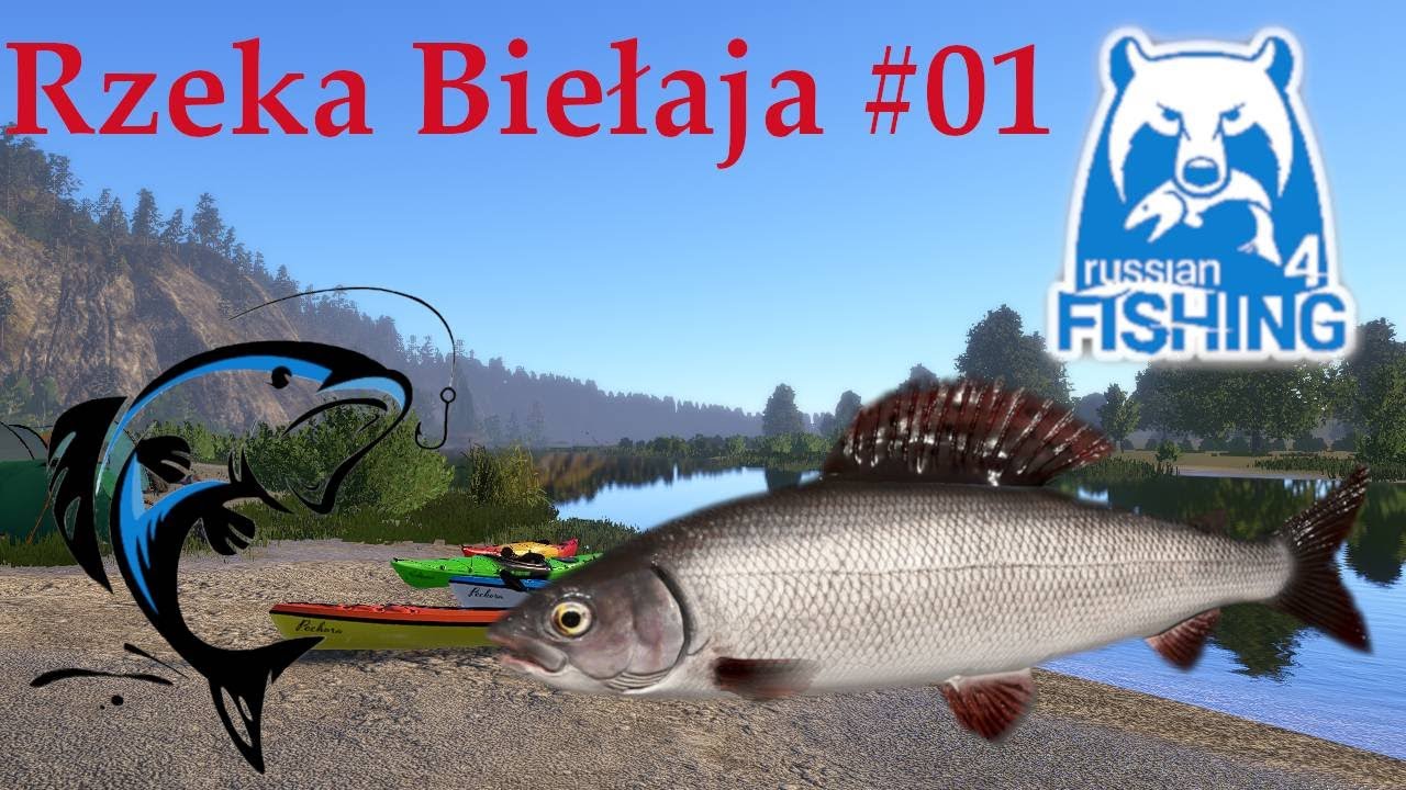 Russian Fishing 4 - Lipień spinning spot Rzeka Biełaja #01 - YouTube