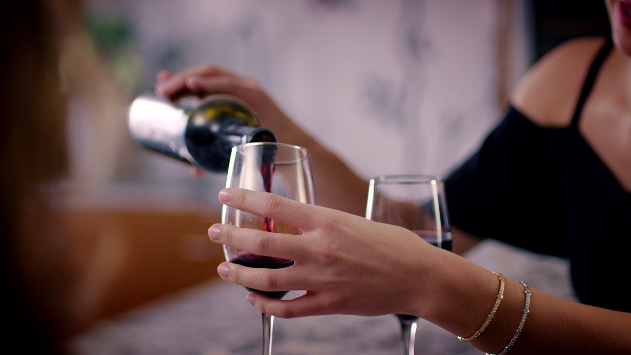Grabbing a Glass of Wine with a Friend - YouTube