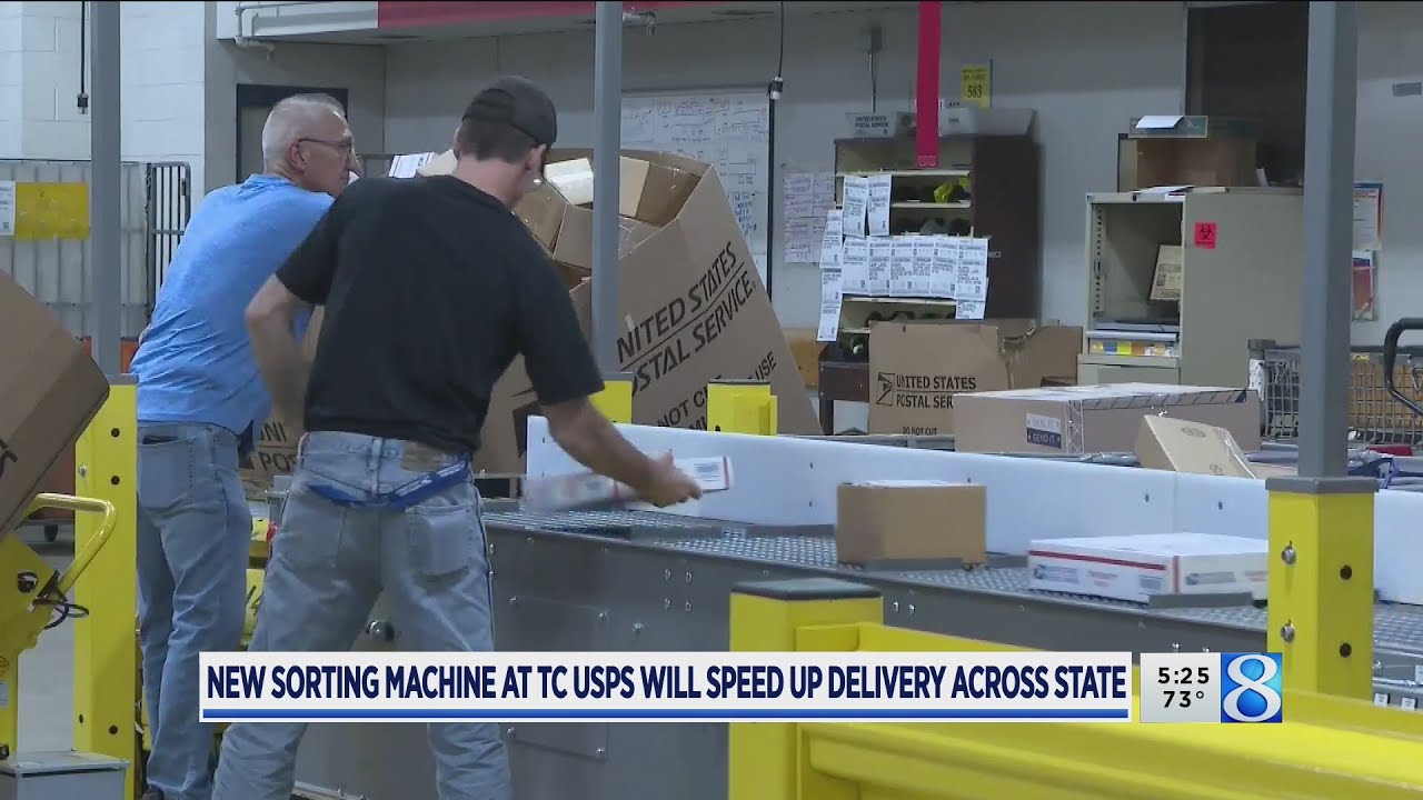 New sorting machine at Traverse City USPS will speed up delivery across ...