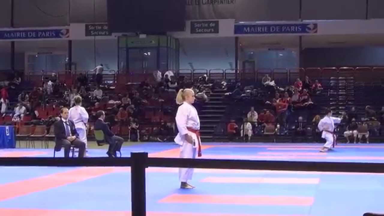 Coupe de France Kata 2014 - Clotilde Boulanger - 1er Tour - YouTube