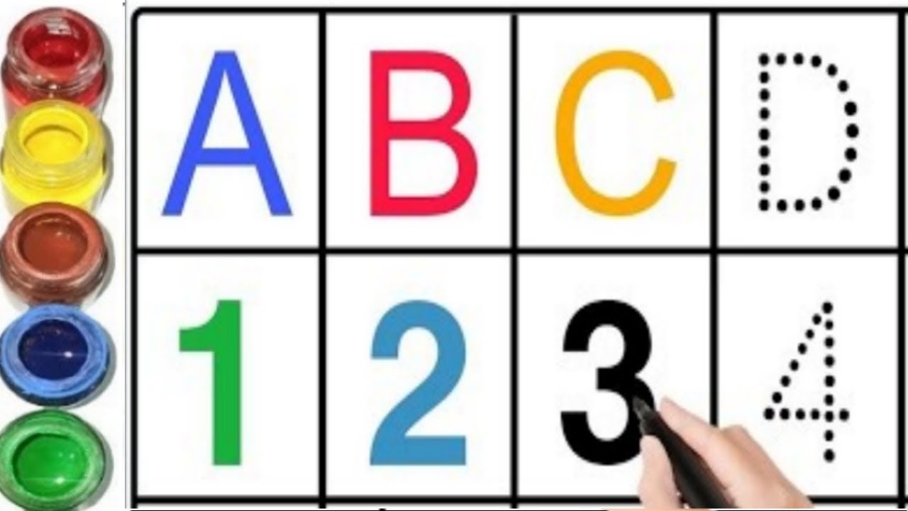 123 Numbers, 123, Learn to count, 1 to 100 counting, Count to 100 ...