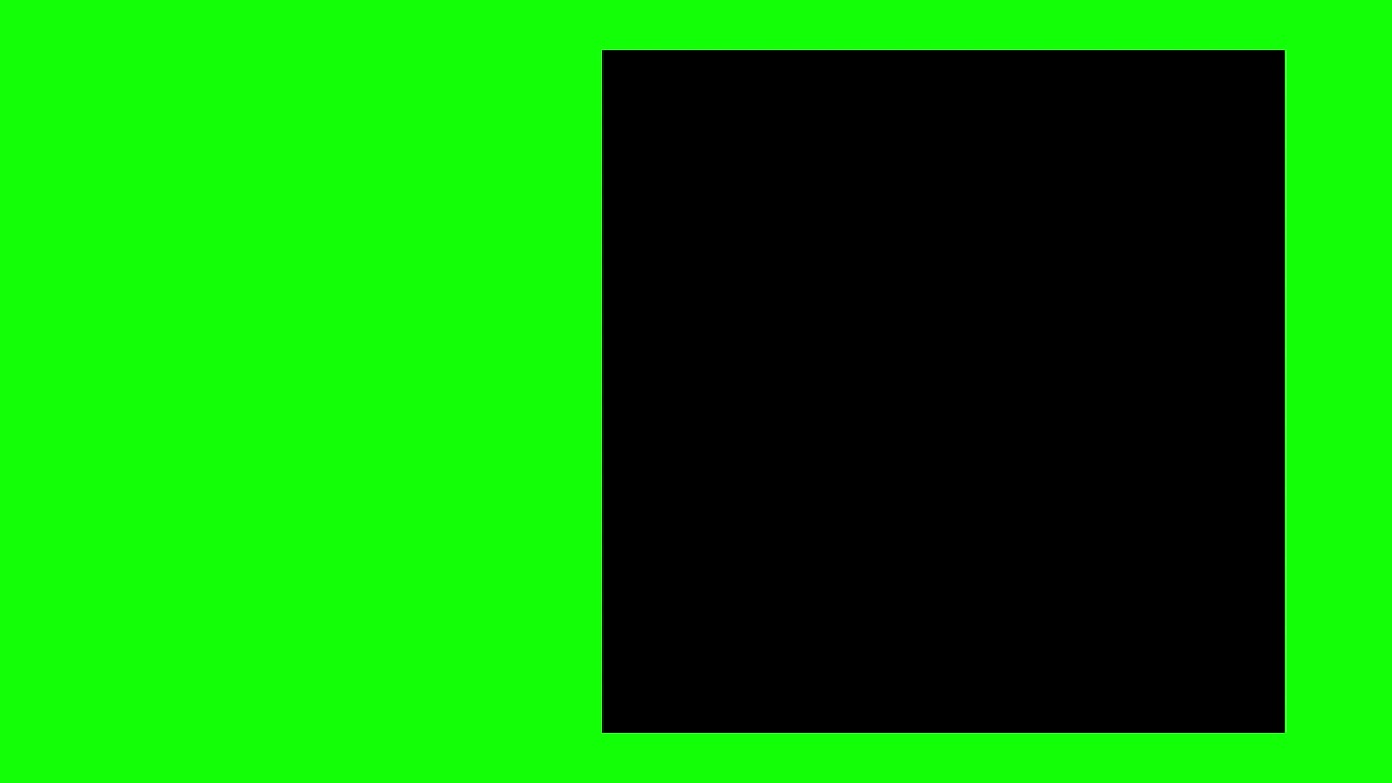 Black Square Green Background Left To Right - YouTube