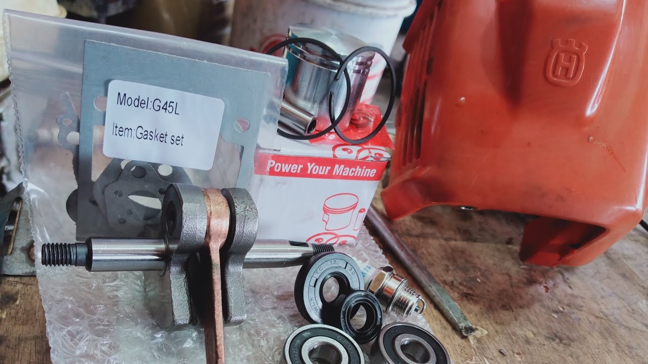 repair HUSQVARNA brush cutter - YouTube