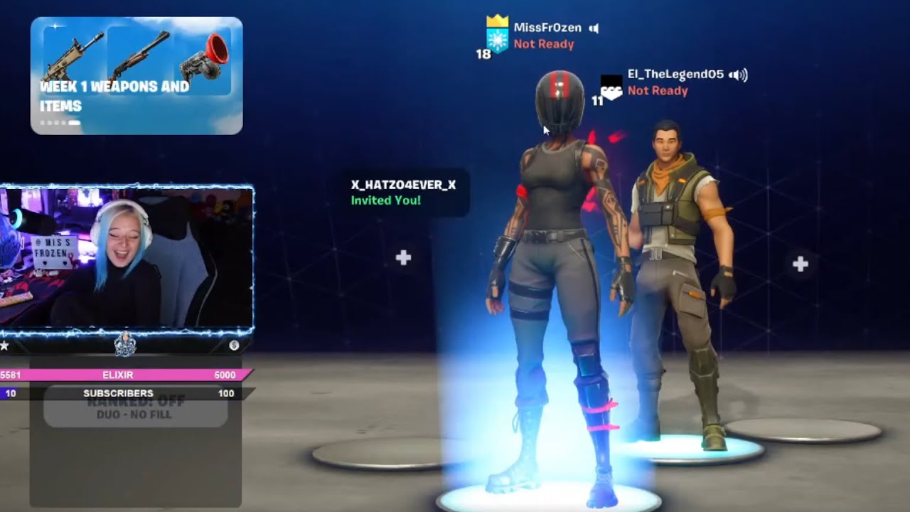 Η ΠΡΩΤΗ ΜΟΥ ΚΟΡΩΝΑ ΣΤΟ FORTNITE? Ft @MissFrozen - YouTube