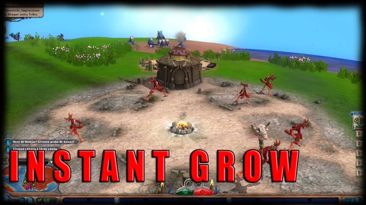 Spore - Mod Instant Grow Baby - YouTube