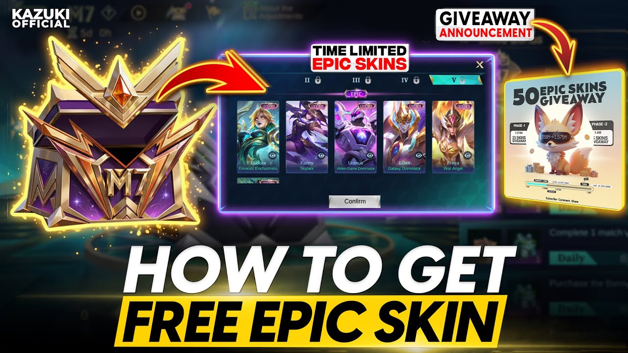 HOW TO GET LUCKYBOX SKINS FROM M7 BATTLE NIGHT CHEST - YouTube