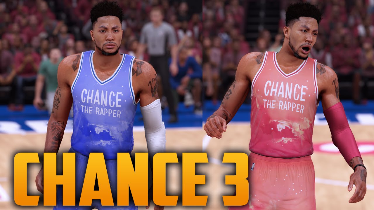 NBA 2K16 Chance The Rapper (Coloring Book/Chance 3) Jersey & Court ...