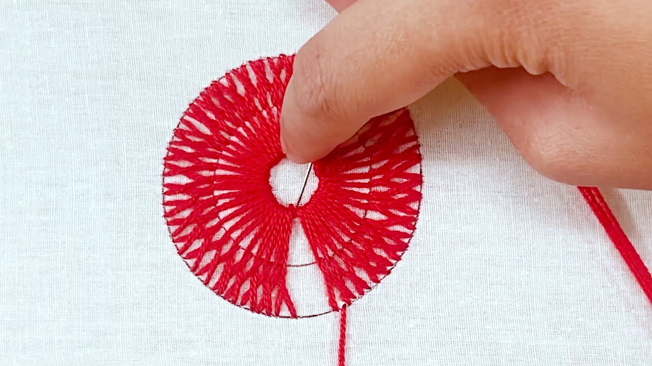 Amazing Circle Design Embroidery, Sewing Circle Hand Embroidery for ...