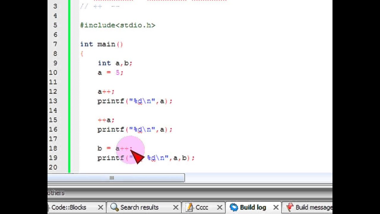 Bangla C programming tutorial -08- operator (3) Increment and Decrement ...